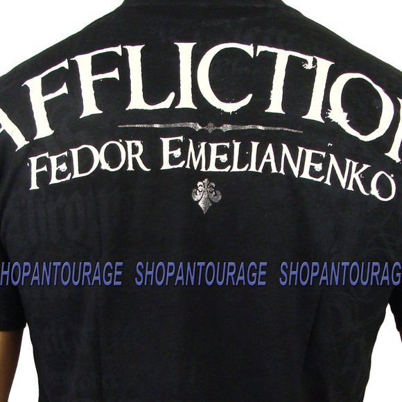 Affliction | Shirts | Affliction Fedor Emelianenko Warbird A88 Black ...